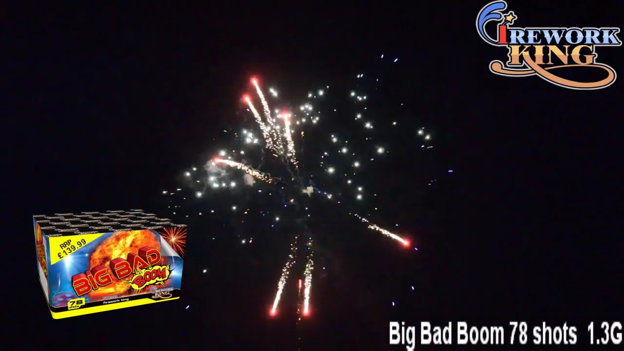 Firework King Big Bad Boom 78 Shot Barrage - £50 At Middleton Fireworks ...