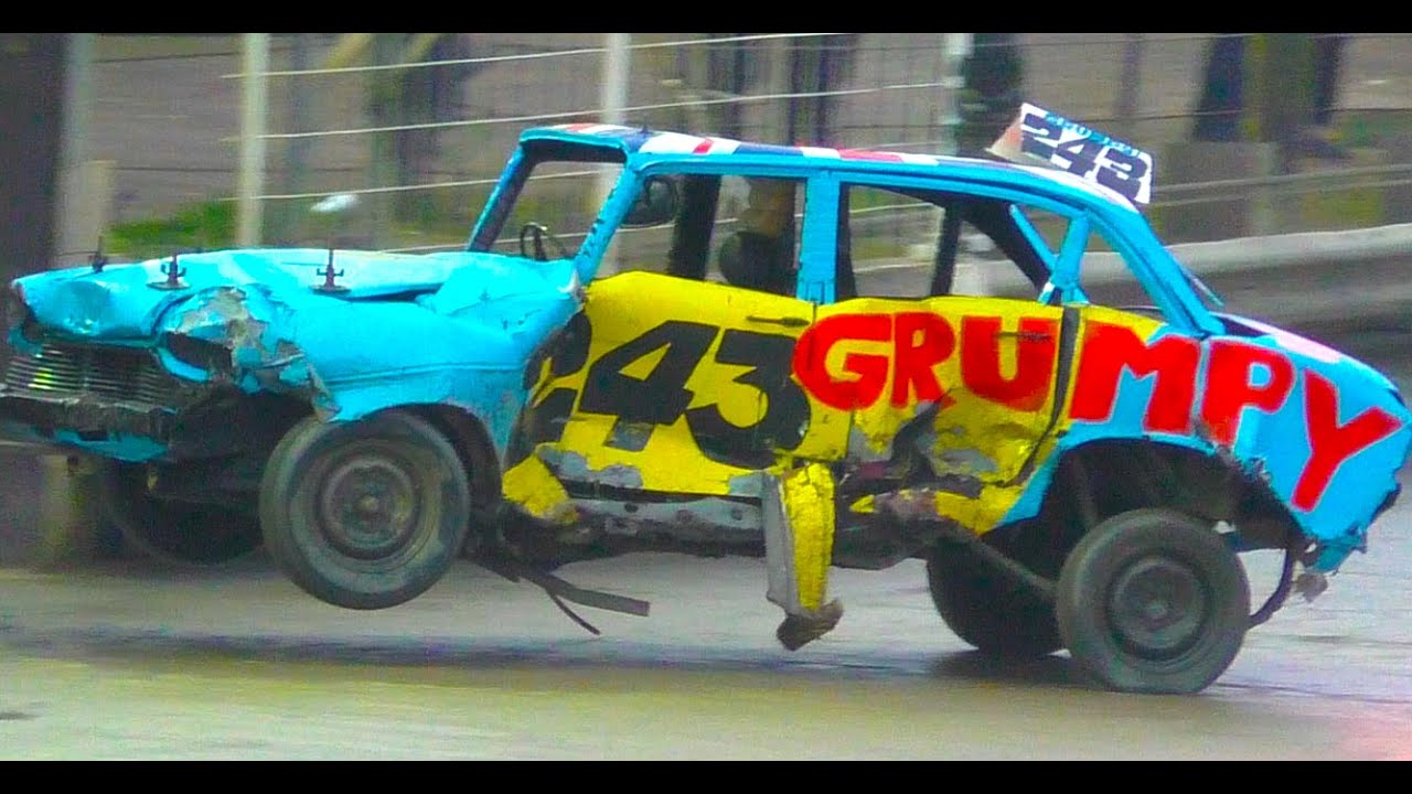 Banger Racing: Caged Open - Standlake 2020 - YouTube