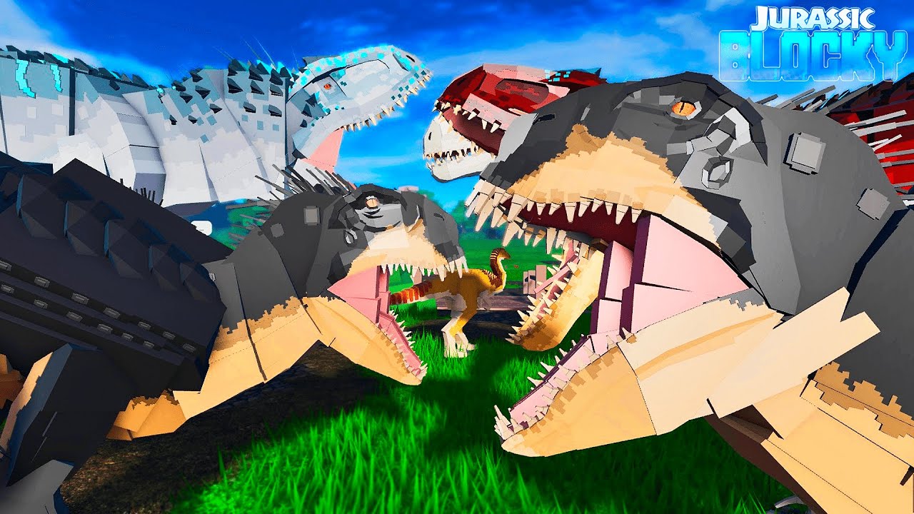 BATTLE ROYALE DE DINOSSAUROS! SÓ VALE HÍBRIDOS!! | ROBLOX - YouTube