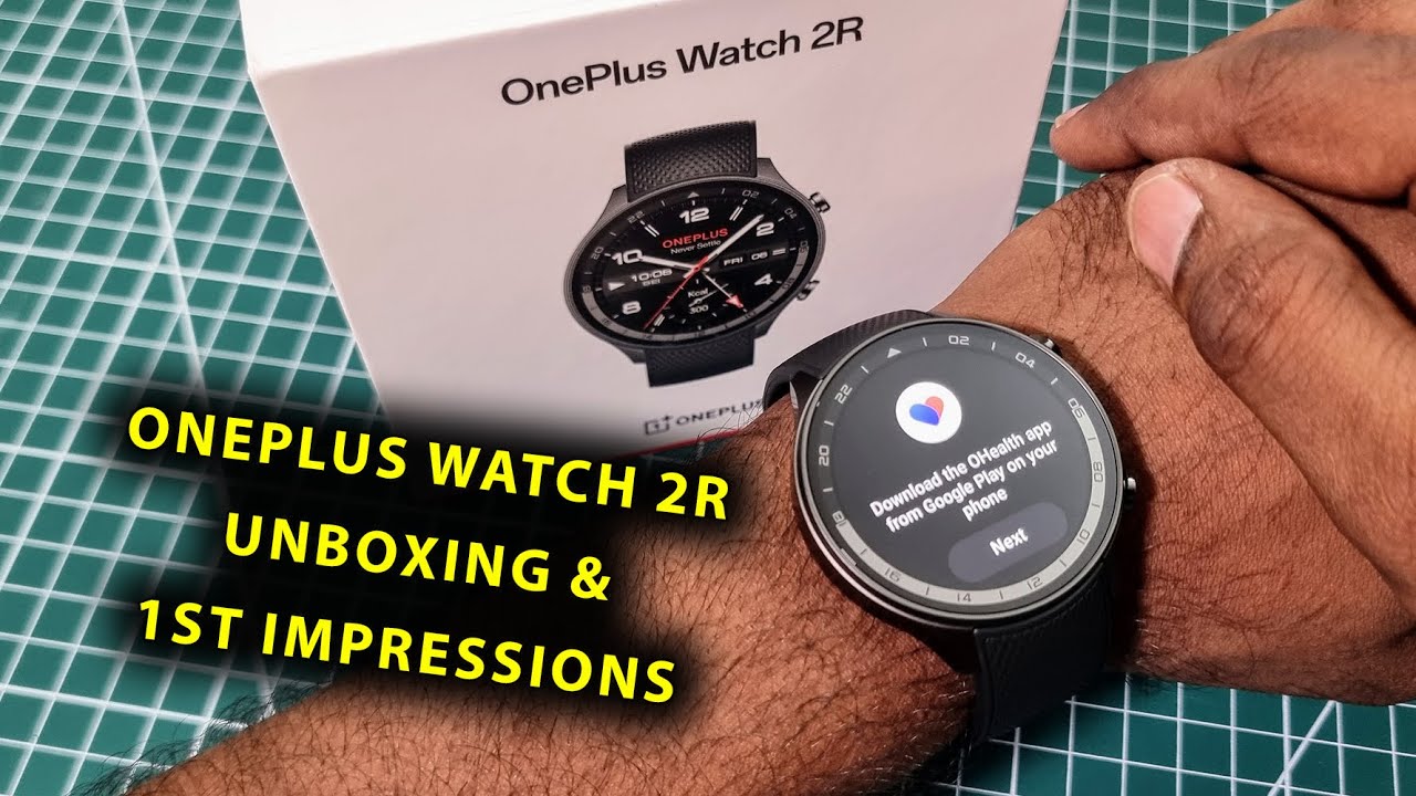 OnePlus Watch 2R (Smartwatch) Unboxing And First Impressions! ⌚ - YouTube