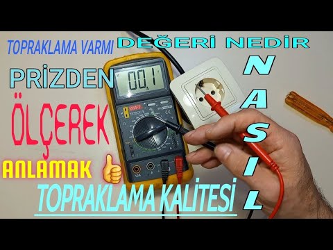 Topraklama Hattı Ölçümü Evimizde Multimetreyle Tam Değer Kaç olmalı Prizden Sende Ölçebilirsin