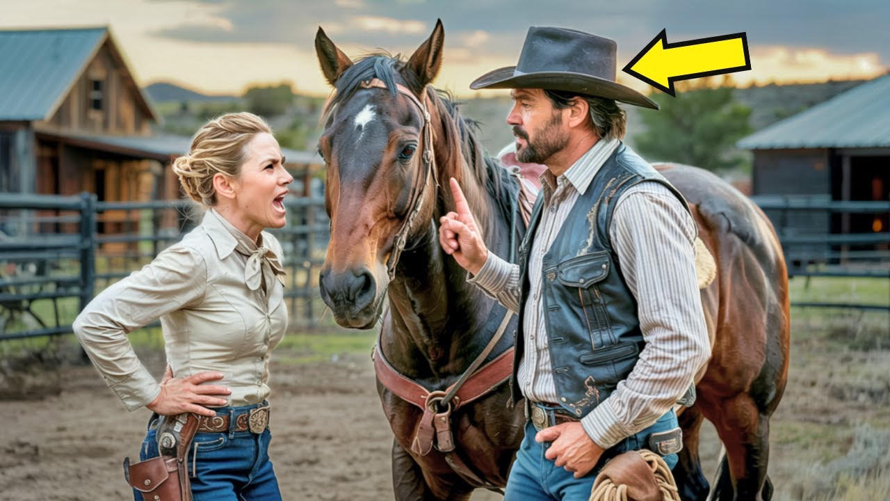 Rich Rancher Yells At Poor Cowboy For Touching Her Horse—Freezes As He ...