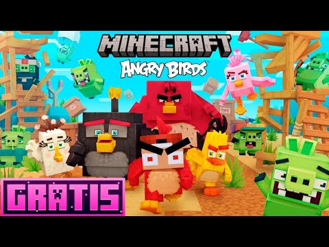 REVISIÓN EL DLC DE ANGRY BIRDS MAPA PARA BEDROCK #minecraft #bedrock # ...