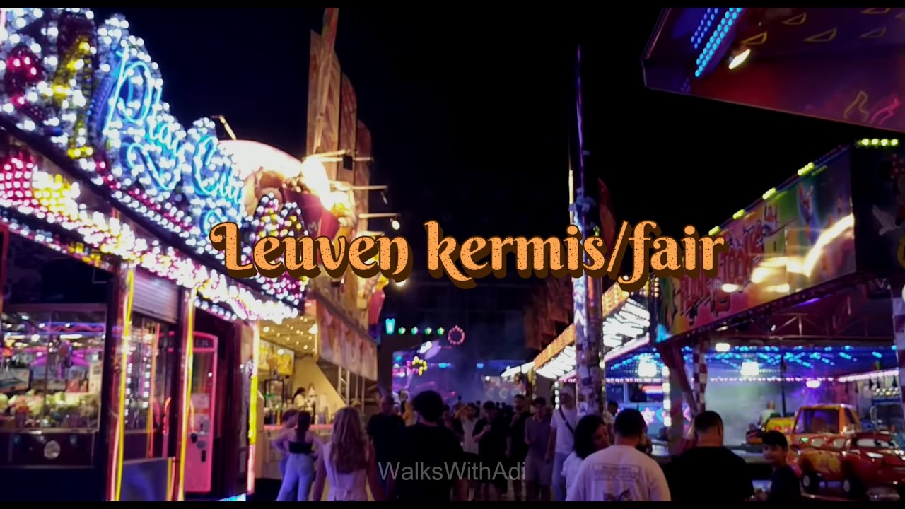 Leuven kermis/fair August 2024 : ) - YouTube