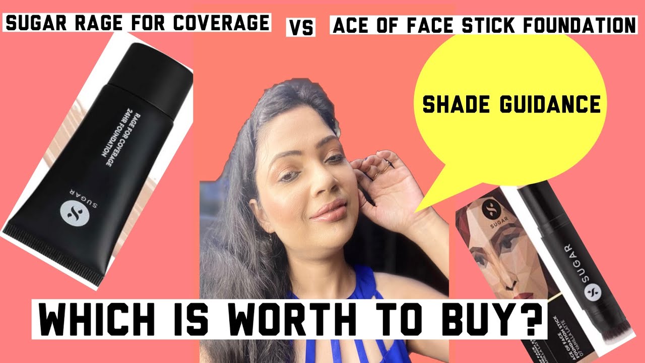 New Sugar Rage for coverage foundation VS Ace of Face Stick foundation ...