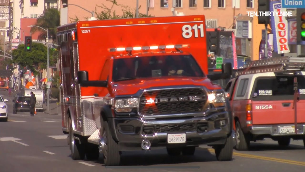 LAFD FAST RESPONSE 11 & RESCUE 811 RESPONSE - YouTube