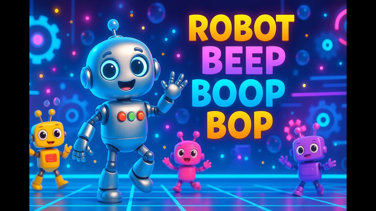 Robot Beep Boop Bop Nursery Rhyme - YouTube
