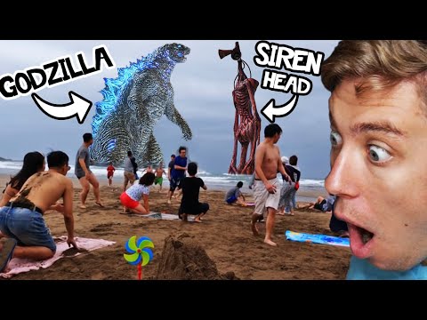 Reacting To - Godzilla Vs Siren Head In Real Life (INSANE)