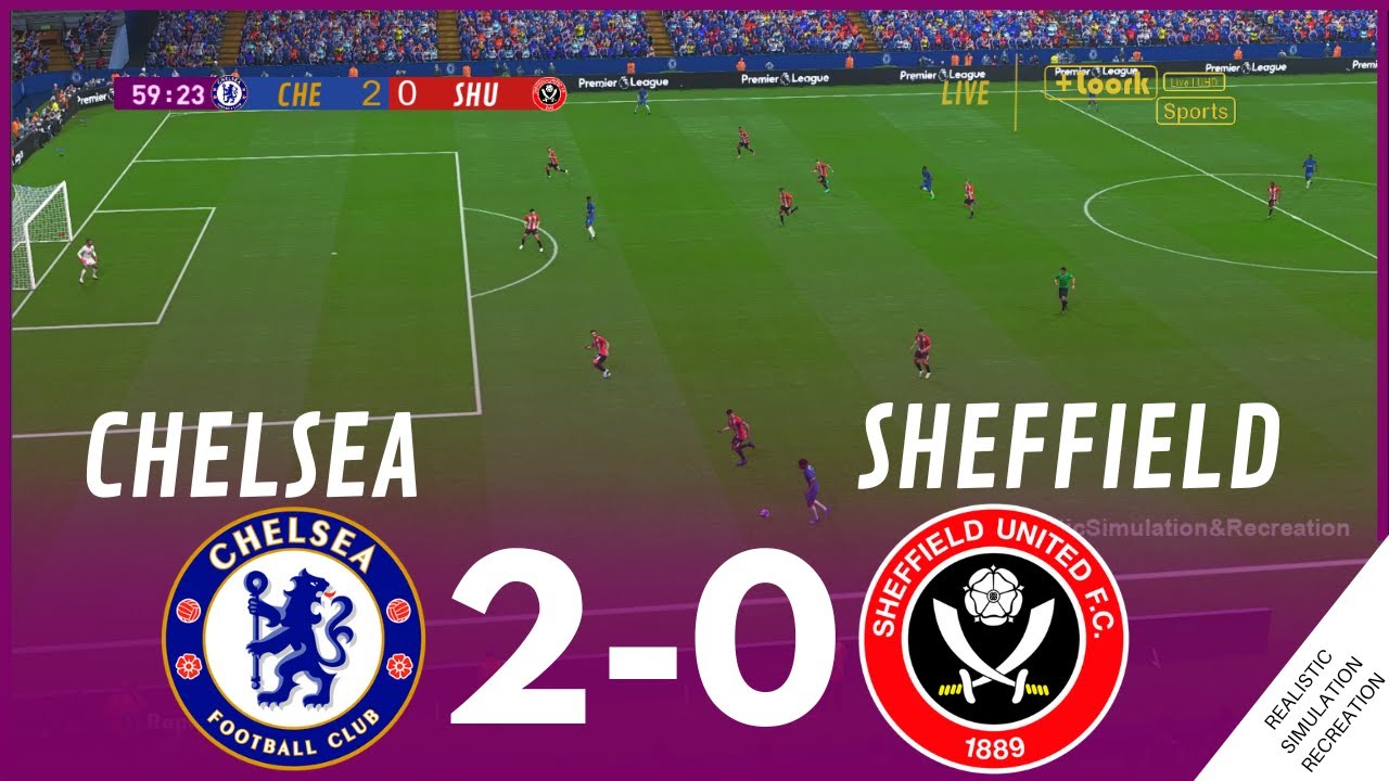 Chelsea vs Sheffield United [2-0] MATCH HIGHLIGHTS • Video Game ...