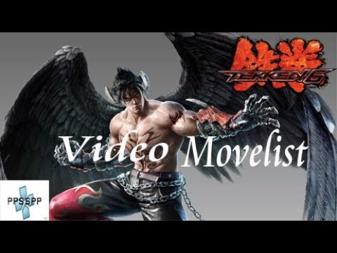 Tekken 6 PPSSPP Devil Jin Command List on PC A.R - YouTube