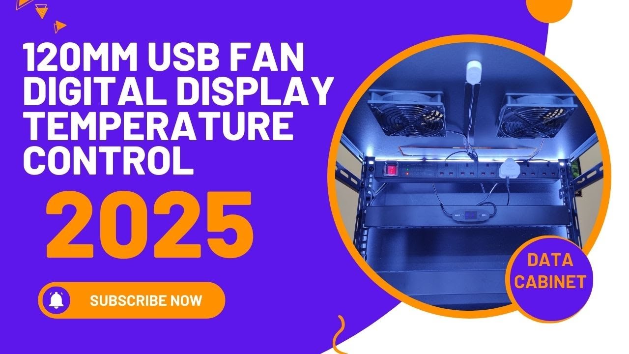 Upgrading My Dynamode 12U Data Cabinet with the iYueMps 120mm USB ...