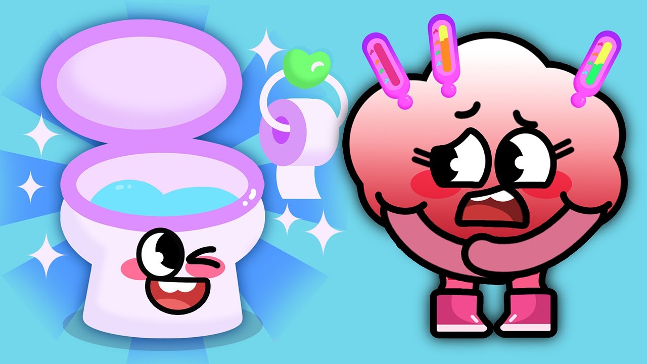 Potty Time Song - Family Helps Fluffy To go to the toilet 😶‍🌫️ 🚽 ...