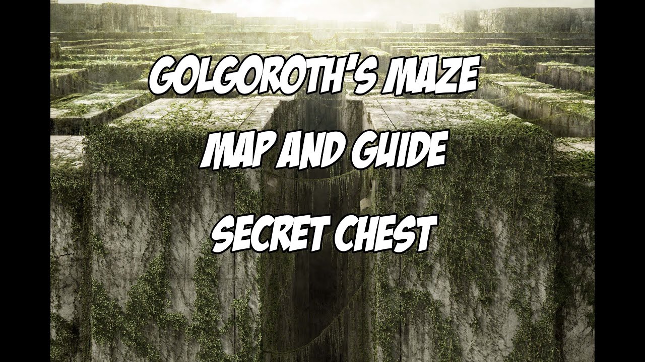 Golgoroth's Maze Map and Guide - YouTube