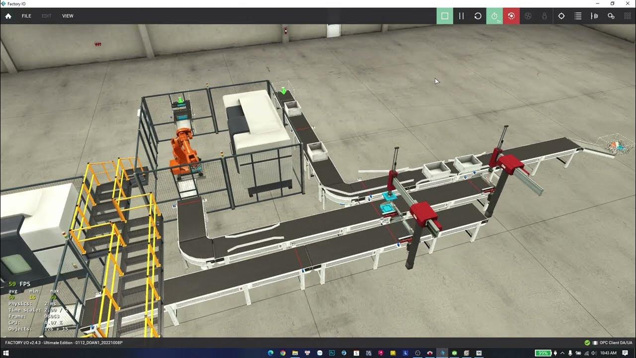 Simulation Production Line Pick and Place in FACTORY IO Using Program by CODESYS - YouTube