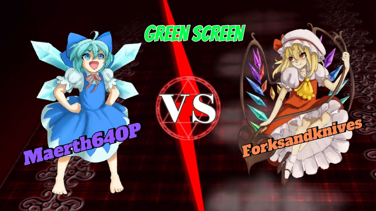 Touhou Daisenjou | Green Screen Match #4 | Maerth(Cirno) VS ...