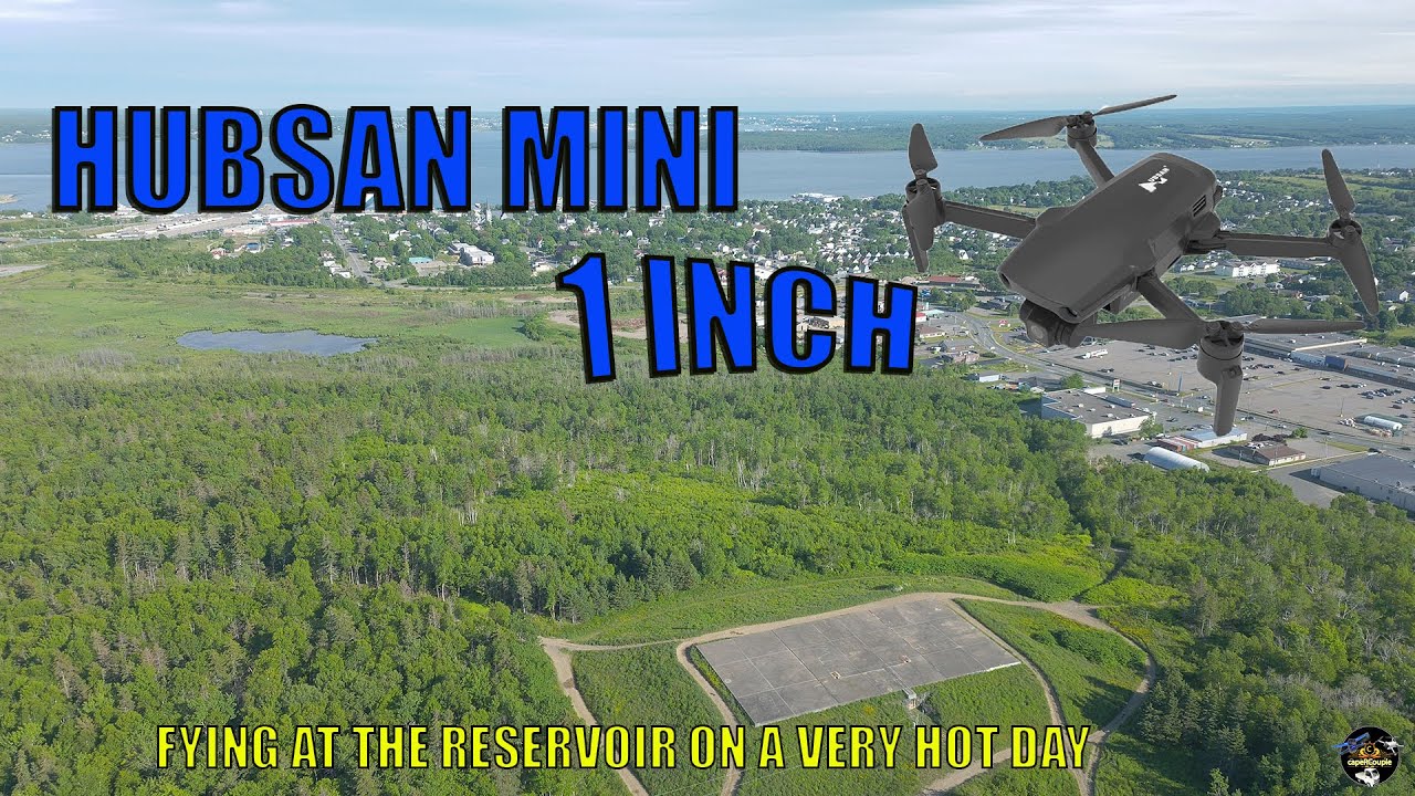 Flying the Hubsan Miini 1 inch in 30 Degree Heat at the local reservoir ...
