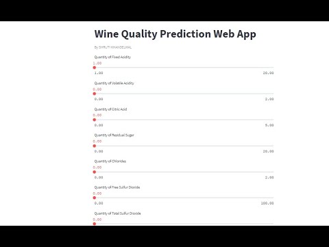 Wine Quality Data Analysis - iNeuron Internship Project - YouTube