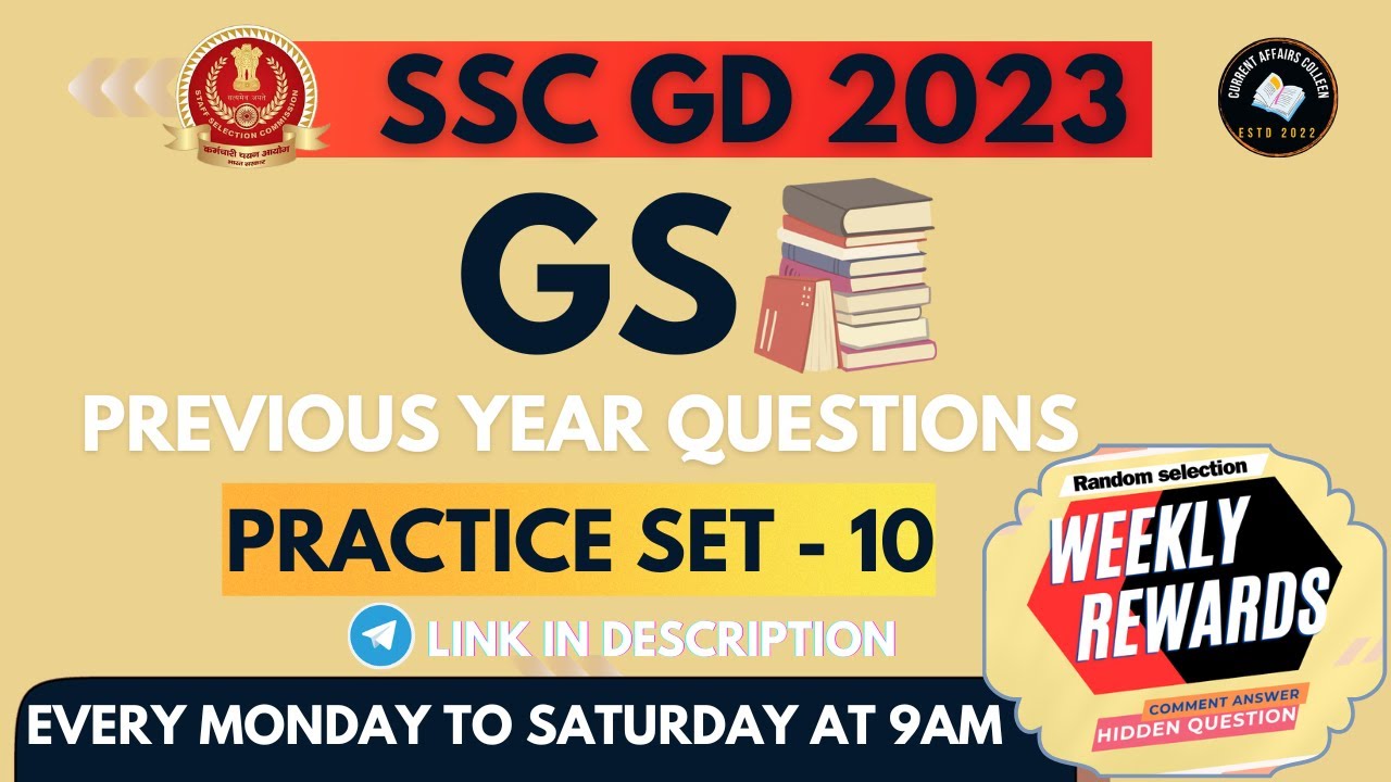 SSC GD previous year question with solution | SSC GD Constable ...