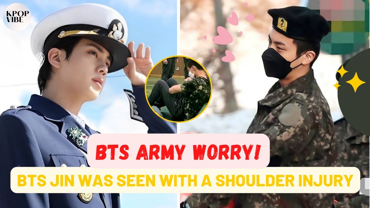 ARMYs Concerned As BTS’s Jin Appears To Be Suffering From Shoulder ...