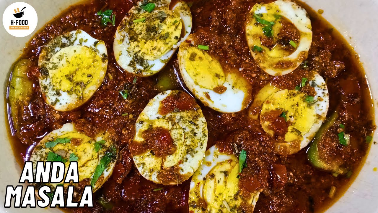 Anda Masala Recipe By H FOOD | Easy Egg Masala Recipe - YouTube