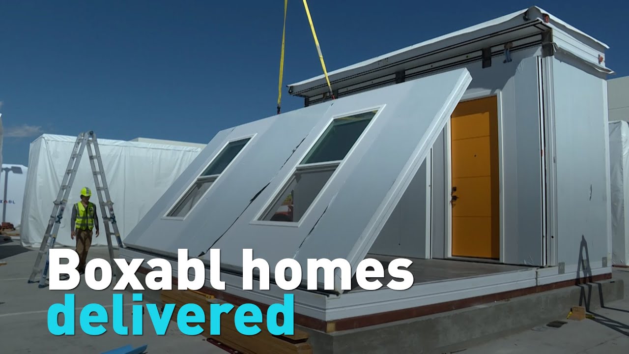 Home builder Boxabl delivers innovative, affordable houses - YouTube