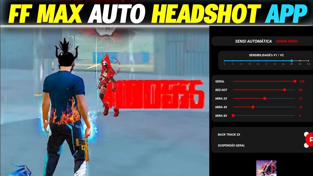 Auto headshot app free fire max || New headshot app for free fire max ...