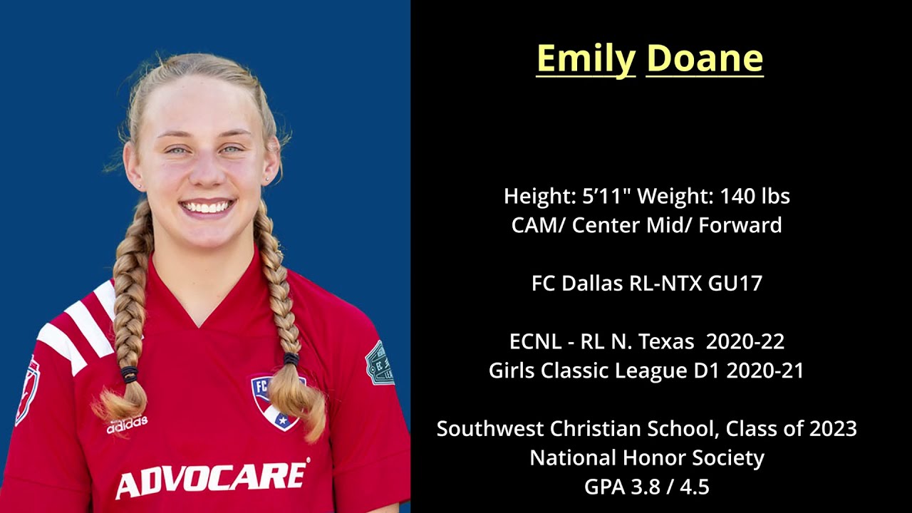 Emily Doane 2023 - Highlights of Fall 2021 - YouTube
