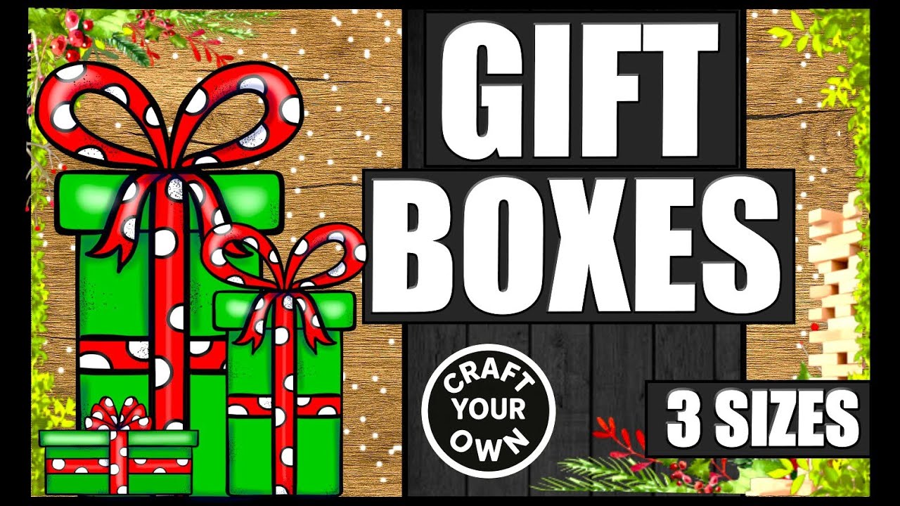 🟢UNIQUE TUMBLING TOWER BLOCKS GIFT BOXES CRAFT🟢NEW FOR ALL SEASONS ...