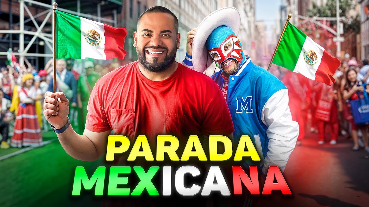 Así se Vive el Orgullo MEXICANO en Nueva YORK! 🇲🇽🌮 - YouTube