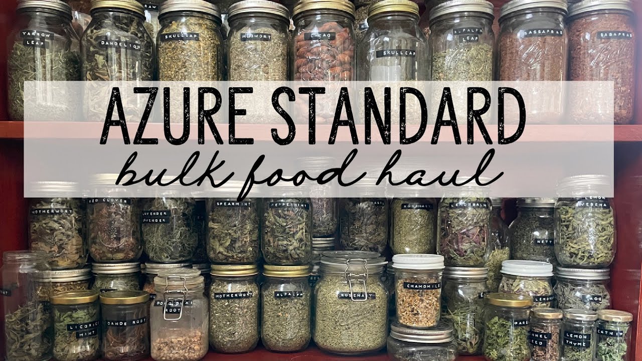 $400 April Azure Standard Bulk Food Haul - YouTube