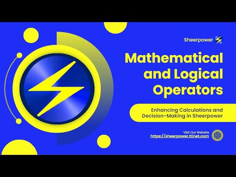 Mathematical and Logical Operators - YouTube