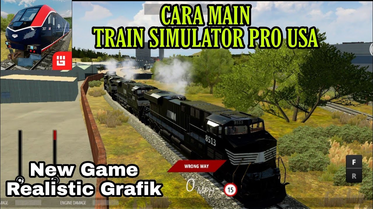 Cara Main Train Simulator PRO USA Untuk Pemula - YouTube