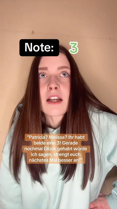 Part 2 ️ #pov : Du musst immer eine gute Note bekommen sonst.. #shorts #acting - YouTube