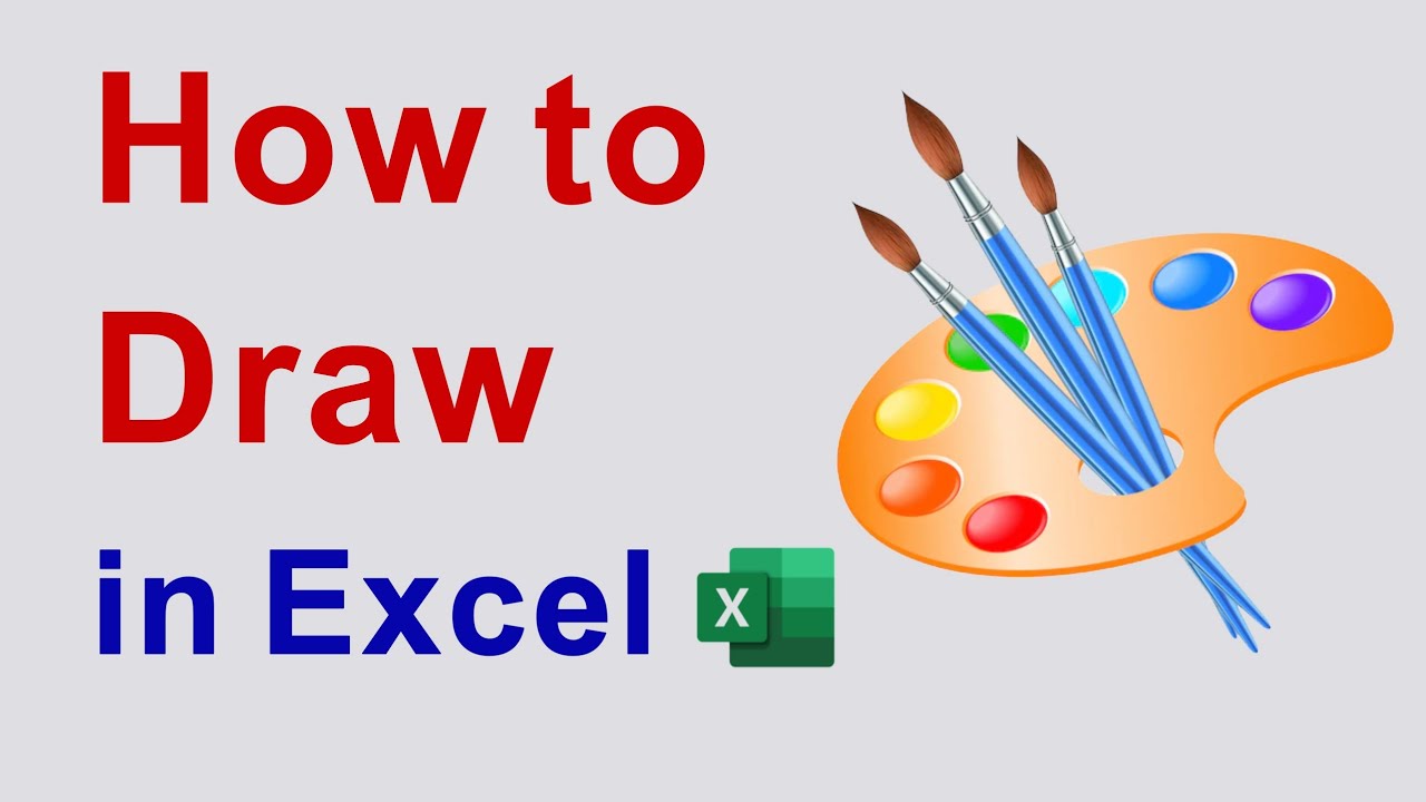 How To Use Drawing Tools In Excel YouTube How To Use Drawing Tools In Excel YouTube