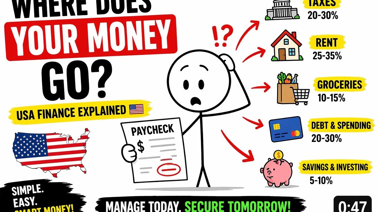 Where Does Your Money Go? (USA Explained in 47 Seconds) - YouTube