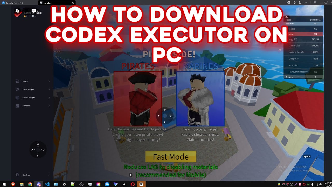 How to download & install Codex Executor On PC/WINDOWS | Best Roblox PC Executor For Roblox ...