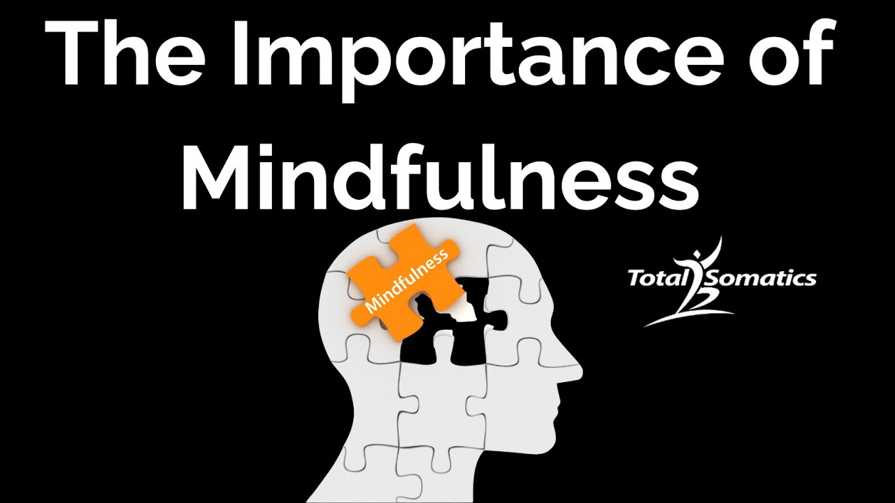 The Importance Of Mindfulness - YouTube