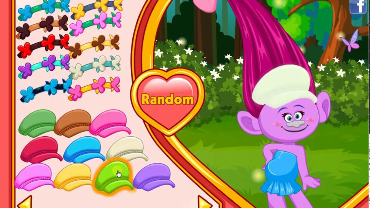 Trolls-Makeover-game - Anna's Family Picnic Dress Up Game - YouTube