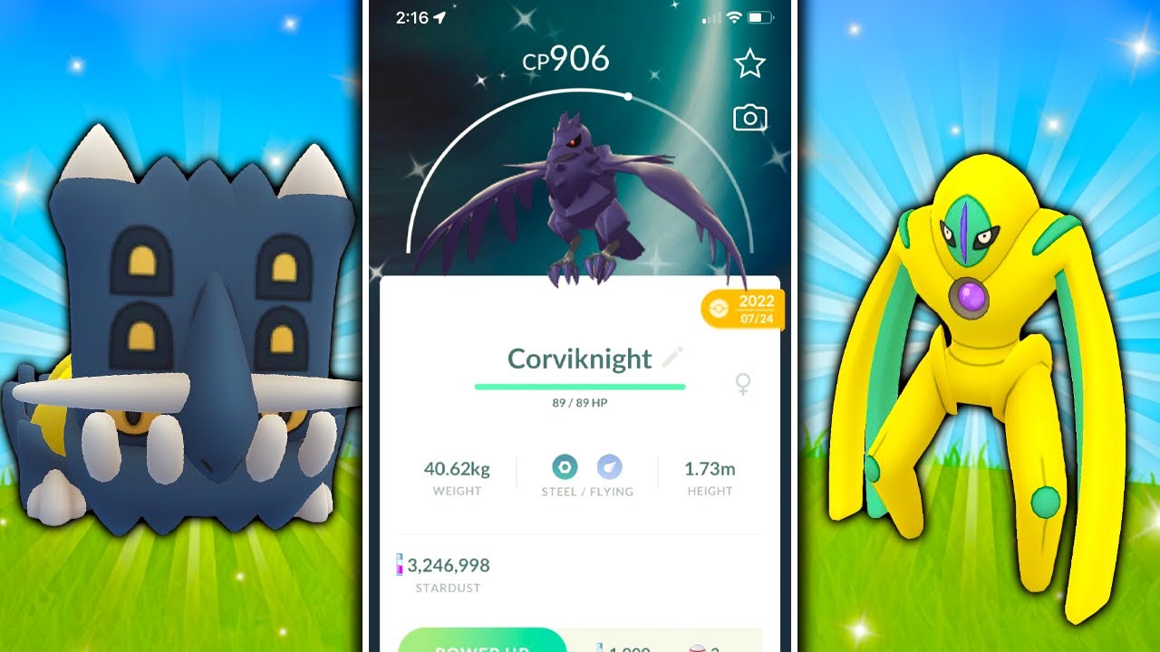 CORVIKNIGHT IS FINALLY COMING TO POKEMON GO! Shiny Deoxys Raids ...