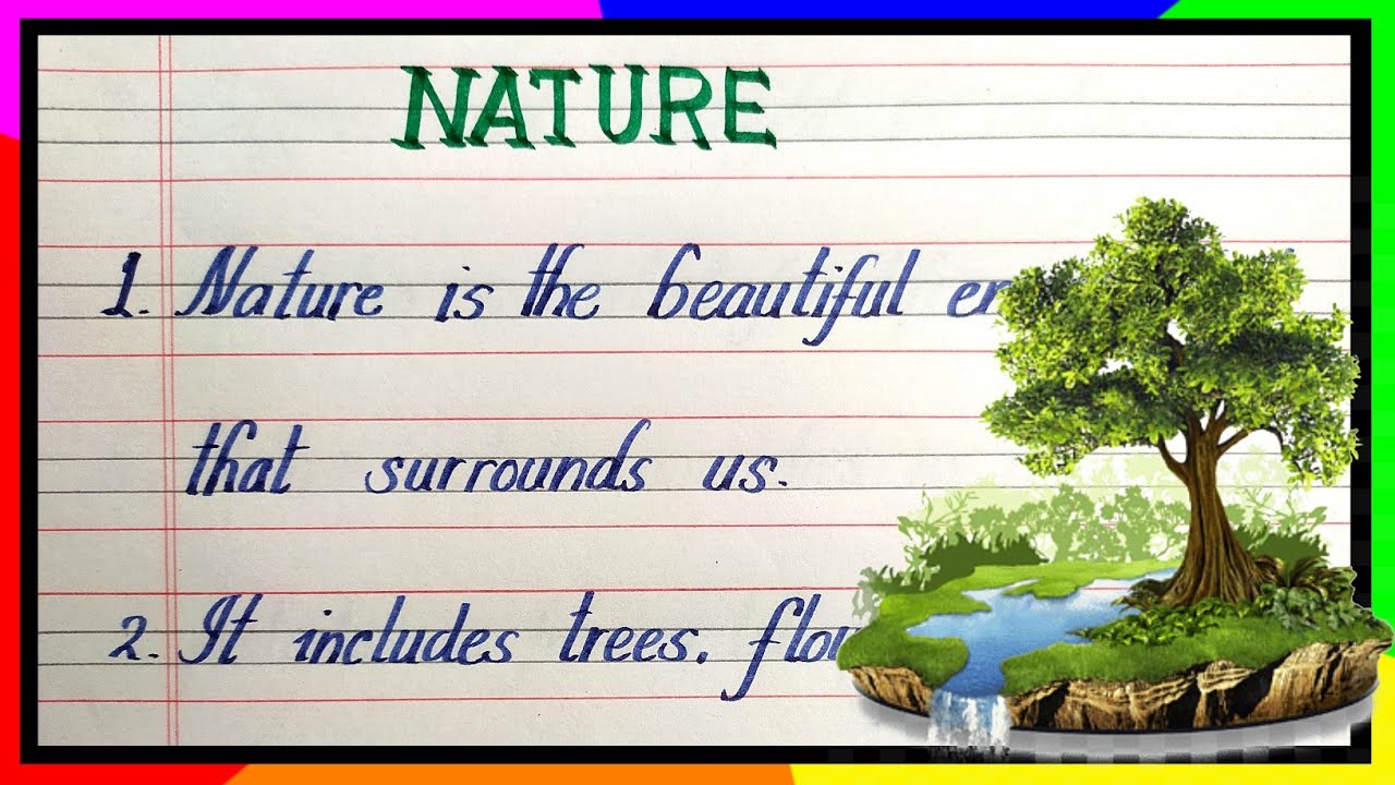 10 lines essay on nature in english | Nature par essay | Essay on ...