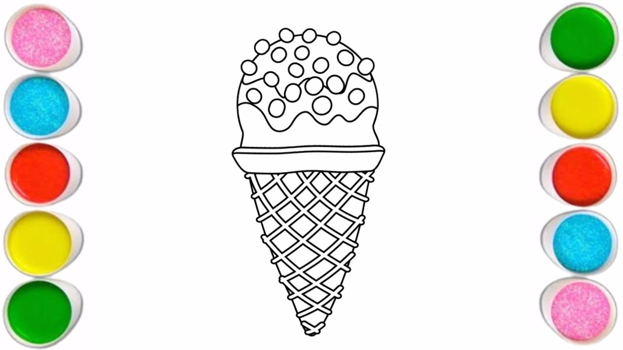 BELAJAR MEWARNAI ES KRIM - YouTube