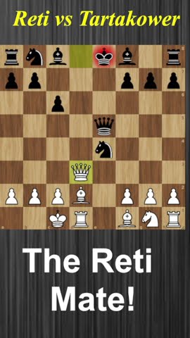 One of the best chess miniature | Reti Mate | #shorts - YouTube