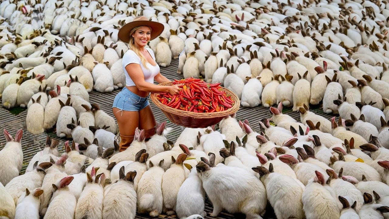 Rabbit Farm - How Chinese Farmers Raise Millions of Rabbits ...