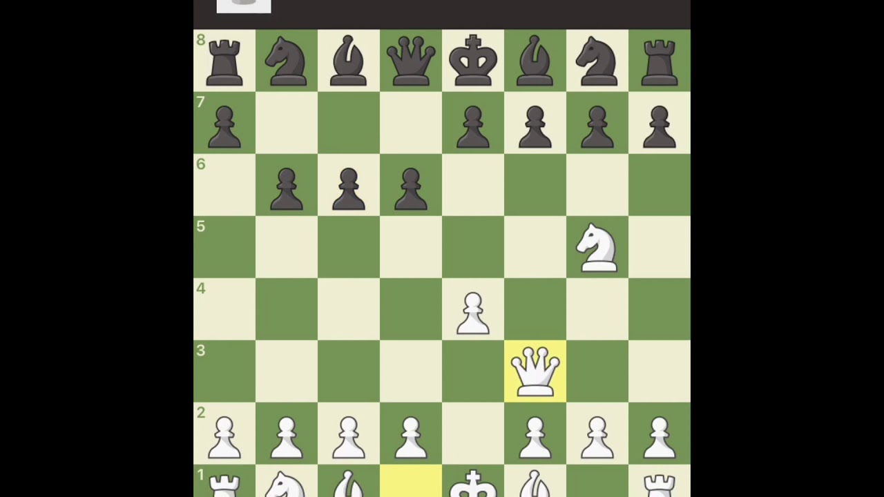 The 5 move checkmate - YouTube
