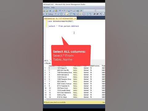 #SQL How to use Select in SQL?? #datascience #learnsql #programming - YouTube