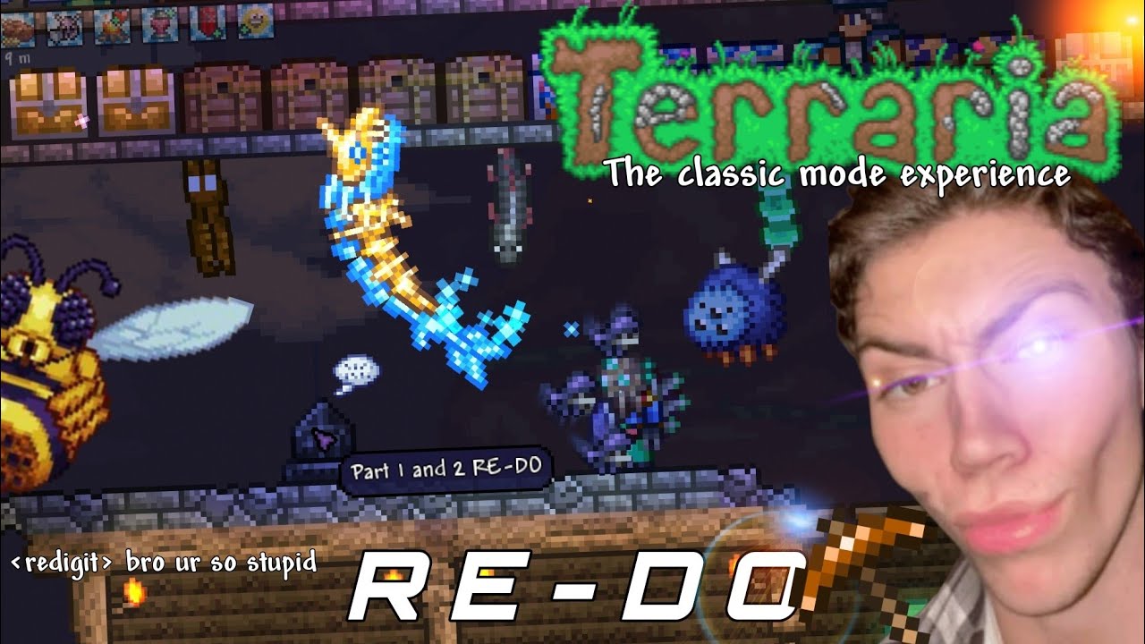 My Terraria Classic experience (reset progress) - YouTube