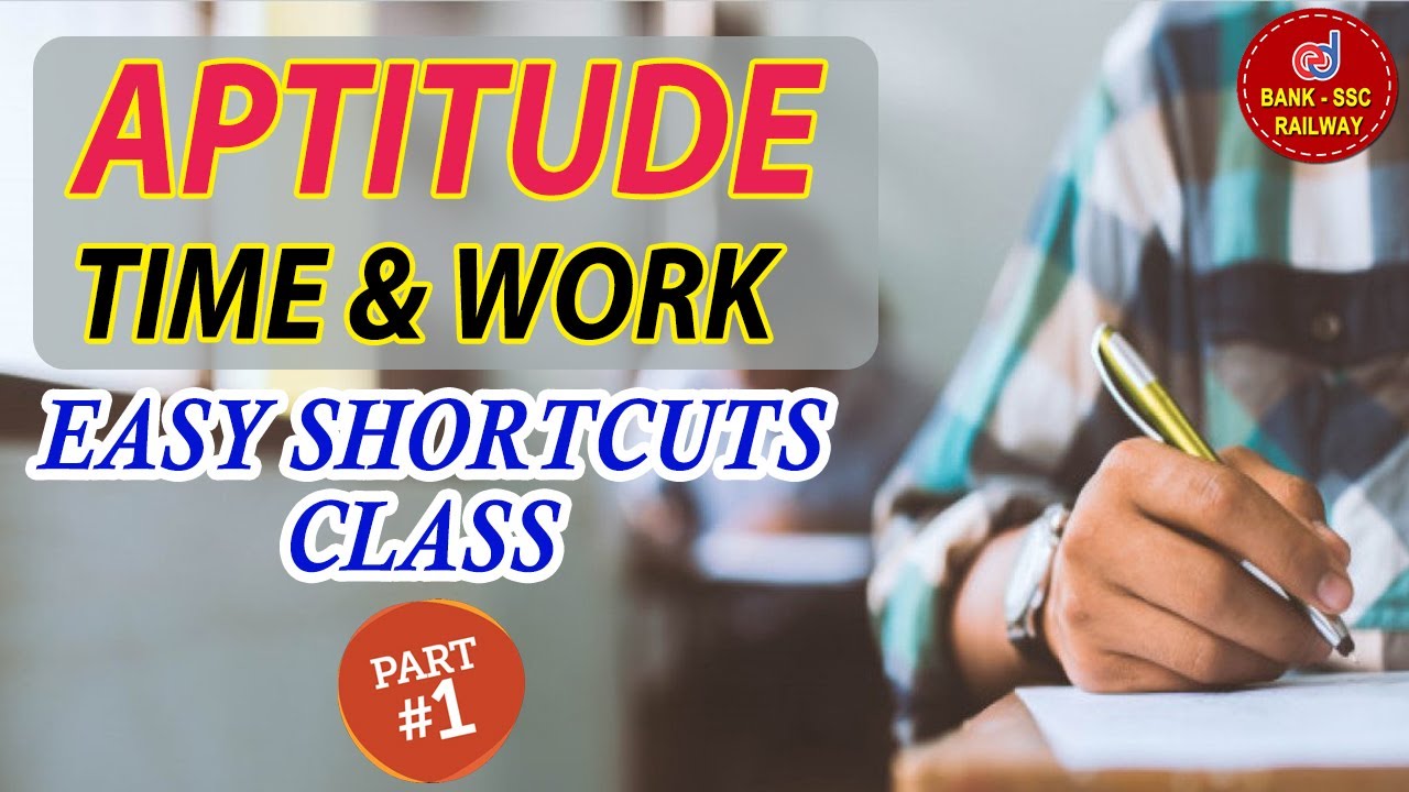 SSC Exam Aptitude : Time and Work Easy Shortcuts | SSC Aptitude Class ...