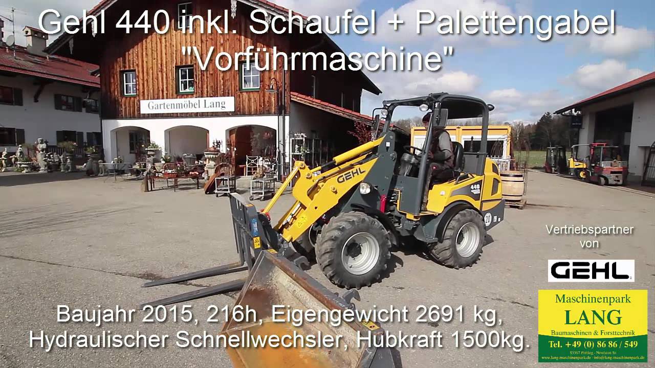 Gehl 440 "Vorführmaschine" DEMO @ Lang Machinery - YouTube
