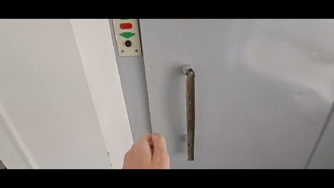 Old IFMA Lift (refurbished) at 11 strada Împăratul Traian in Bucharest ...