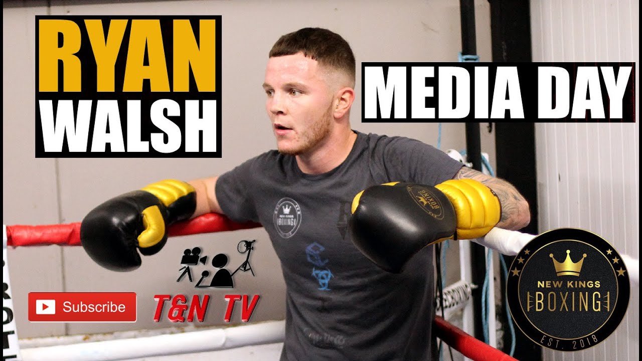 Media Day | Ryan Walsh Boxing pads with Power & Aggression - YouTube